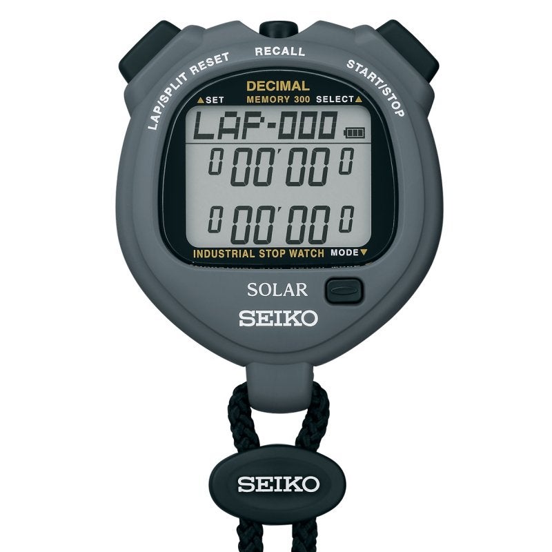 Seiko SO63 300 Memory Industrial Decimal Minute Stopwatch & Interval ...