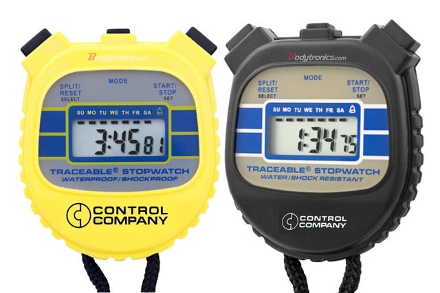 Control Company Traceable Stopwatches Are Calibrated To NIST Standards ...
